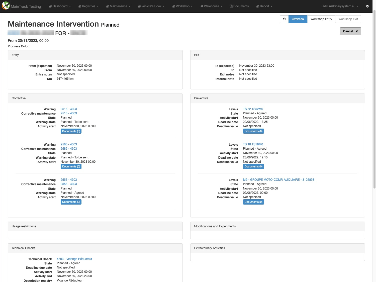 Maintrack - Binary System