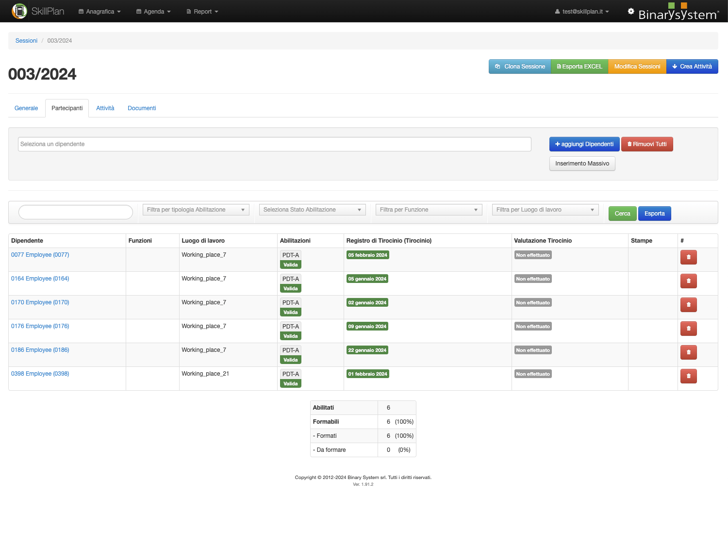 SkillPlan - Binary System